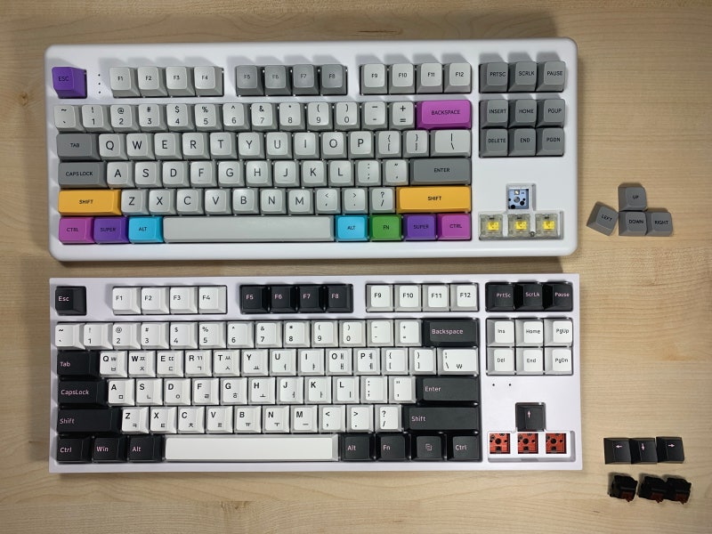 COX 무선 블루투스 기계식 키보드 [CK87 BT] 축 교환기 : 네이버 블로그