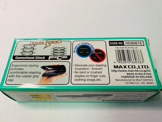 납작 스테플러 플랫 스테플러 맥스 HD-50F : 네이버 블로그