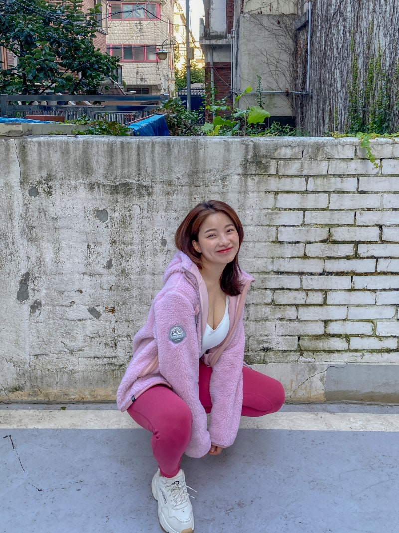 디스커버리 양털 후리스 20fw 신상 핑크 여성 가을 겨울 코디 미리 준비해요 네이버 블로그
