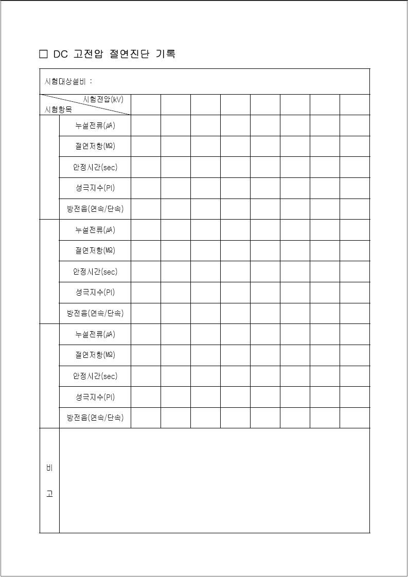 전기저장장치ess 수검자 준비자료 관련 서식 네이버 블로그
