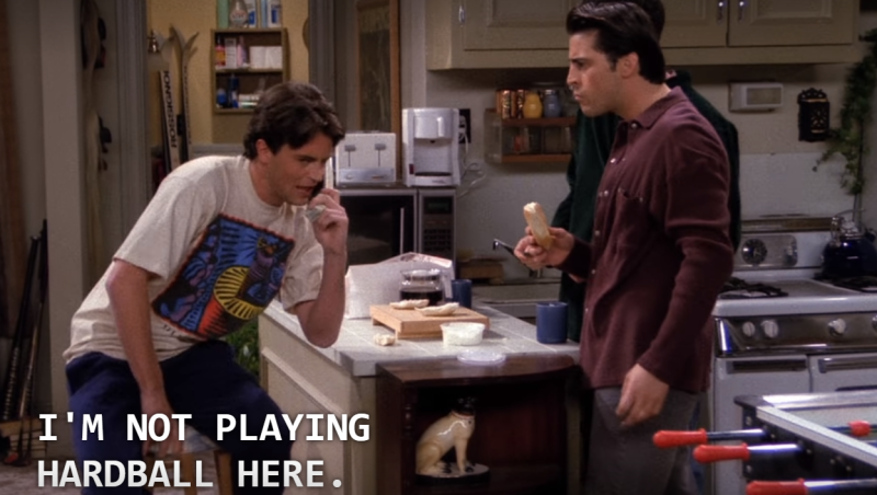 [영어관용표현] play hardball (with somebody) : (수단∙방법을 가리지 않고) (~을 상대로) 강경하게 ...