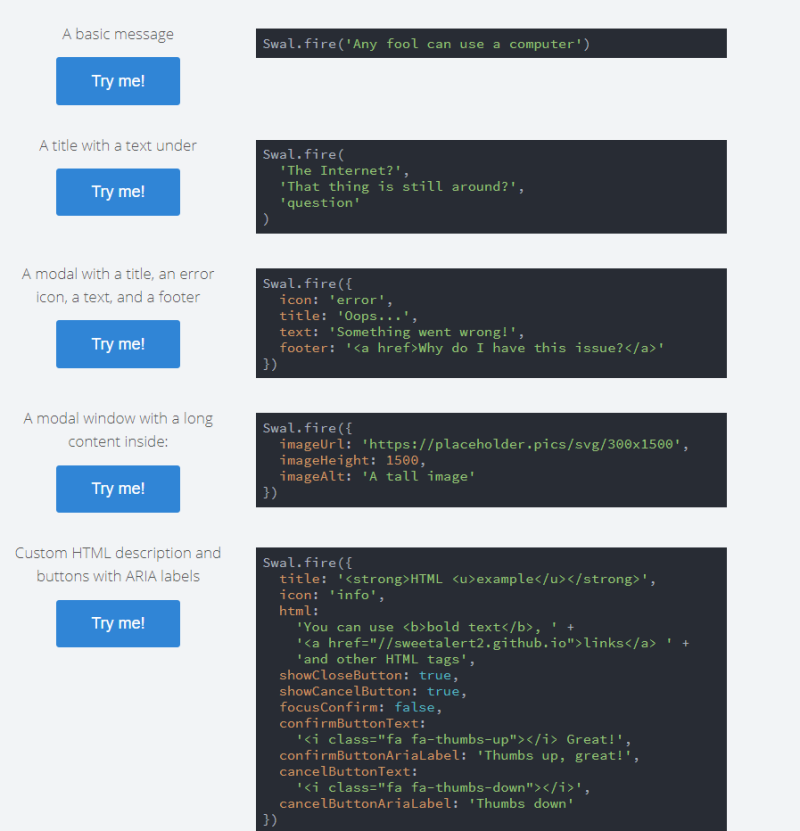 [JAVASCRIPT] SweetAlert2 사용 방법(alert 창 꾸미기) : 네이버 블로그