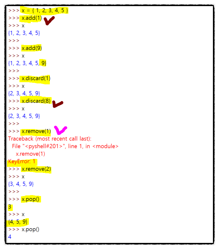 파이썬 집합형(set) 데이터 연산자(operator) 및 메소드(method) : 네이버 블로그