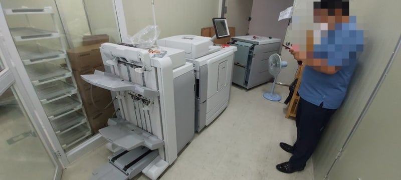 오세(Oce) 흑백 디지털인쇄기 VP115 인천 송도 OO인쇄 설치 : 네이버 블로그