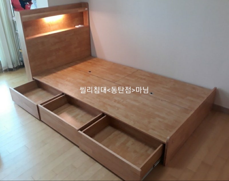 씰리침대 블랑 매트리스 동탄점 초등학생 원목침대 프레임 조명 콘센트 서랍 슈퍼싱글 1인용 동탄 푸른마을 포스코