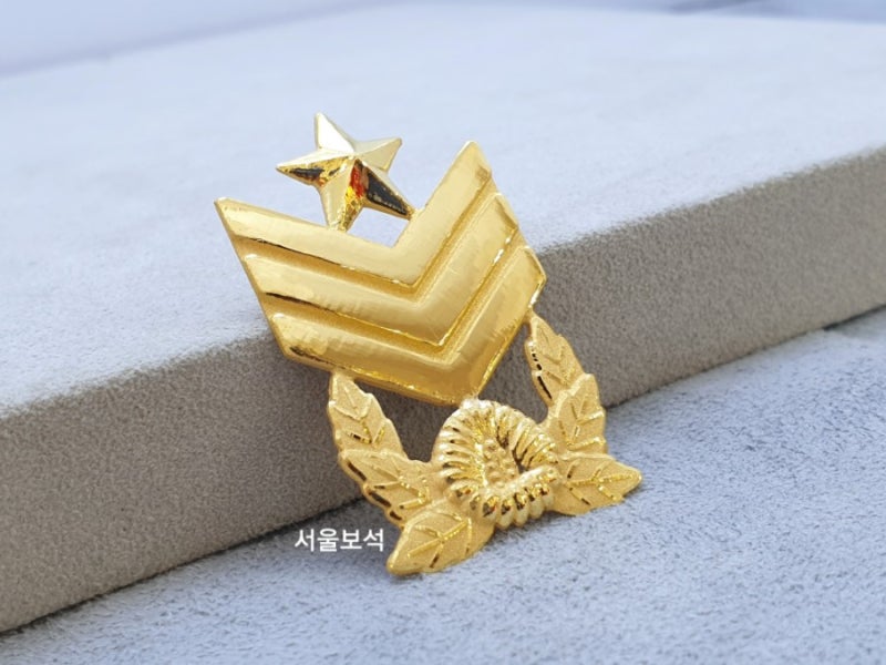 육군 원사계급장 전역하시는 아버지를 위한 가족의 순금기념패 네이버 블로그