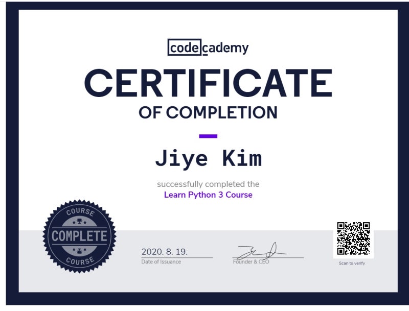 코드카데미(Codecademy) 파이썬 강의 수강 후기 (Python 3 Course) : 네이버 블로그