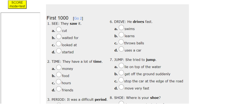 영문과 교수님이 추천하는 영어 어휘력 테스트 사이트 : 네이버 블로그