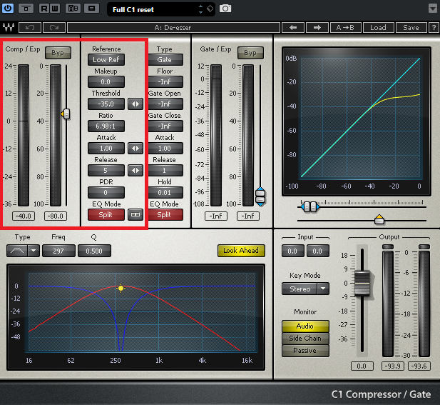 [보컬 믹싱 팁] Waves C1 comp를 활용한 보컬의 저음 컨트롤 : 네이버 블로그