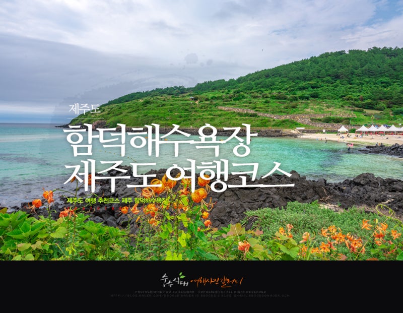 제주도 여행 추천코스 제주 함덕해수욕장 네이버 블로그