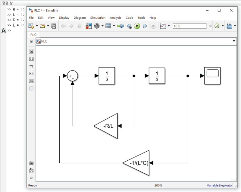 [제어공학] 5. Simulink 시작하기(RLC회로) : 네이버 블로그