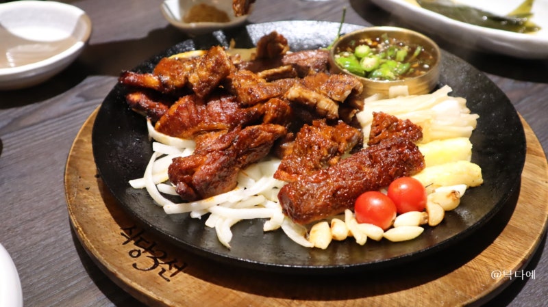 부산을 맛보다 해운대 재송동 식당3선 주말저녁메뉴 돼지갈비 비빔밀면 네이버 블로그