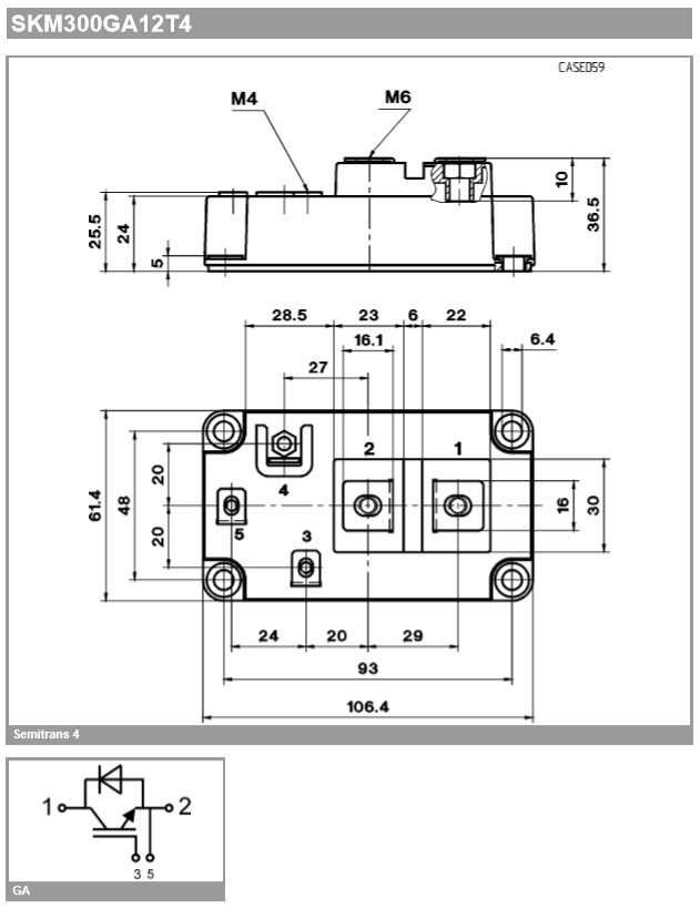 SKM300GA12T4 (300A, 1200V) : 네이버 블로그