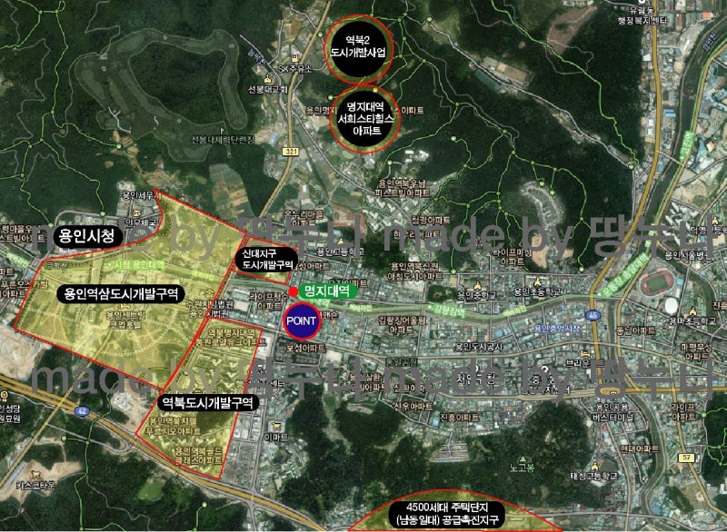용인시 처인구 역북동 개발사업 정리 지도포함 네이버 블로그