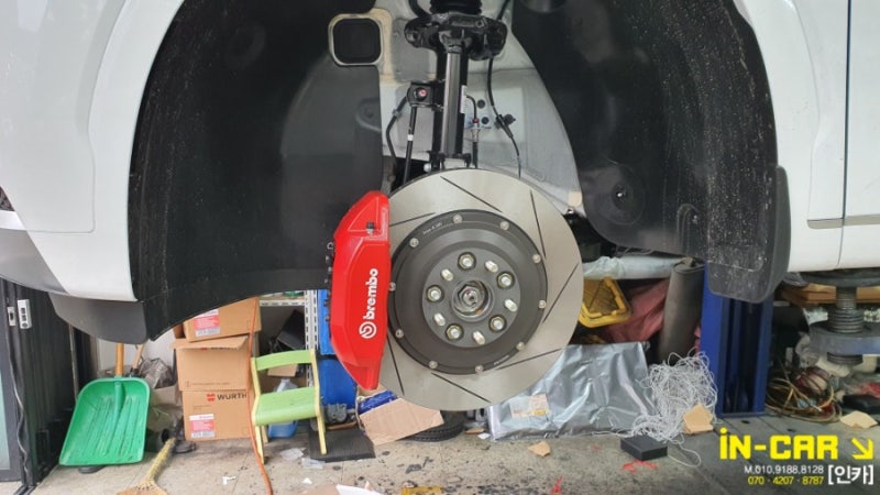 팰리세이드 G80 4P 브레이크 작업 by 인카 : 네이버 블로그