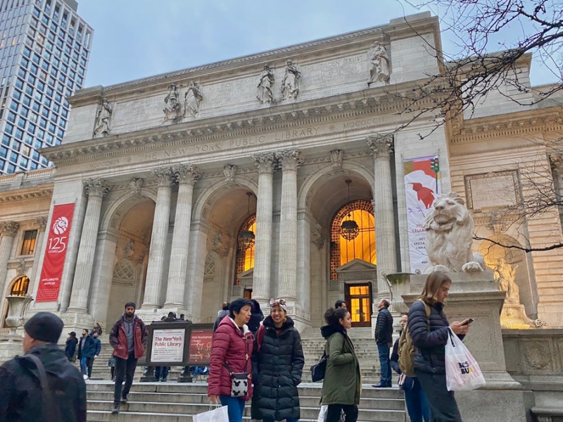 New York 뉴욕 Day1 2 뉴욕 공립도서관 타임 스퀘어 디즈니 스토어 Mandm 스토어 허쉬 초콜릿 월드