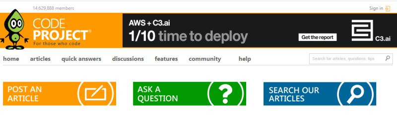 오픈소스 참고 사이트(Code Project) : 네이버 블로그