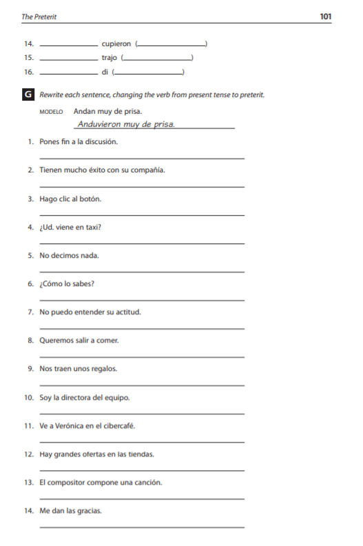 [스페인어동사연습문제집]The Ultimate Spanish Verb-Review and Practice : 네이버 블로그