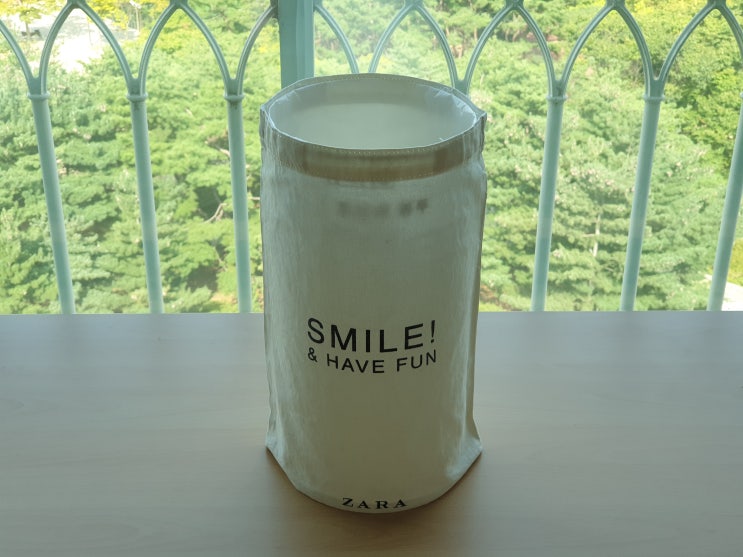 미니멀라이프 살림팁 5리터 종량제 쓰레기봉투에 딱 맞는 쓰레기통휴지통 만들기