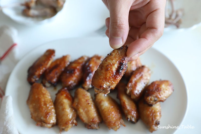 아이간식 에어프라이어로 간단하게 단짠 간장양념 닭날개구이 네이버 블로그