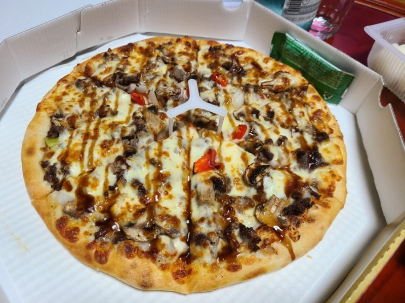 부안배달 다사랑치킨피자 세트로 둘다 먹기 네이버 블로그