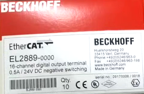 [판매완료,품절]BECKHOFF 벡오프 / 벡호프 EL2889-0000 ( 16 digital output channels ...