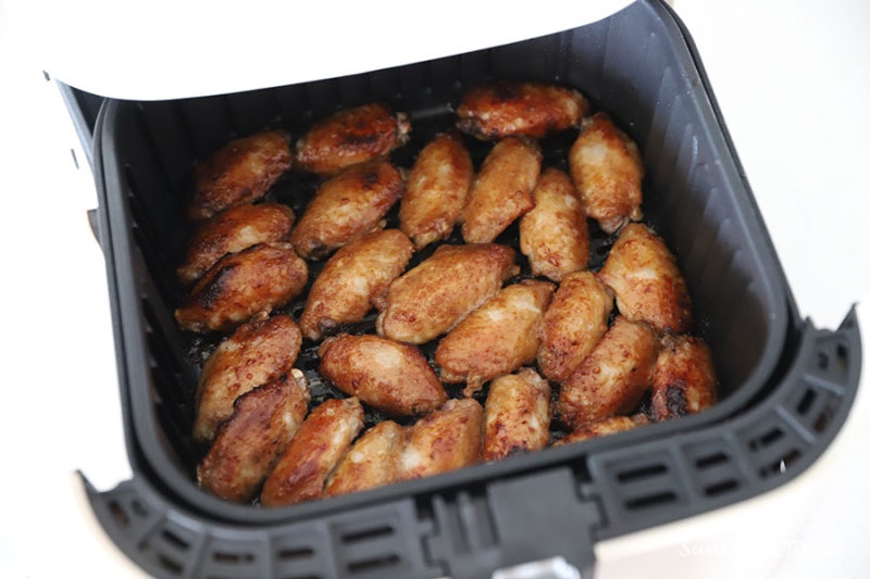 아이간식 에어프라이어로 간단하게 단짠 간장양념 닭날개구이 네이버 블로그