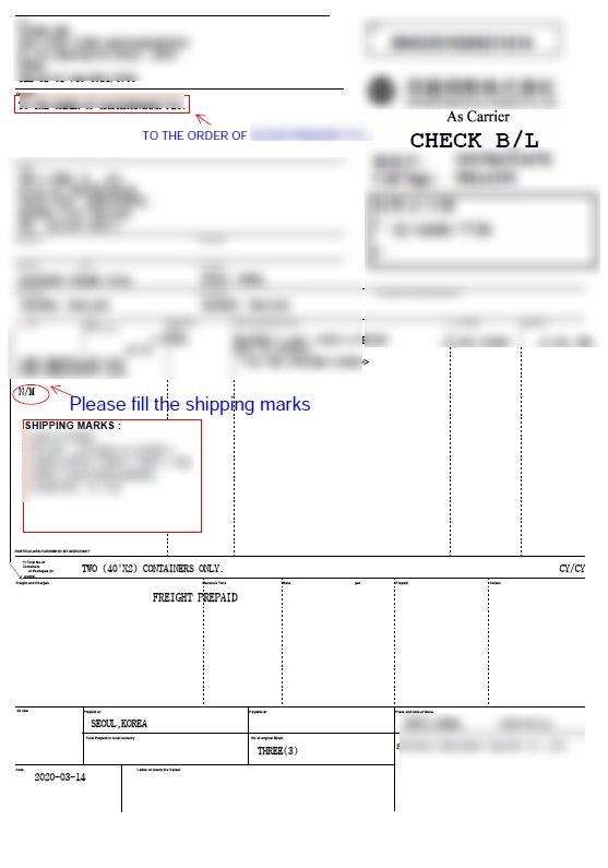 무역공부_B/L 종류, 그리고 OBL 받기까지 과정 : 네이버 블로그