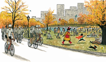 가을에 읽기 좋은 그림 책 Nana in the city 도시에 사는 우리할머니 by Lauren Castillo : 네이버 블로그