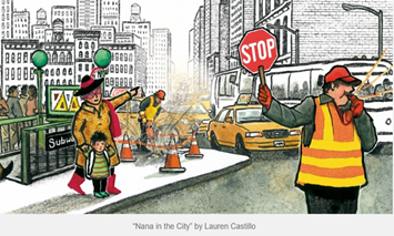 가을에 읽기 좋은 그림 책 Nana in the city 도시에 사는 우리할머니 by Lauren Castillo : 네이버 블로그