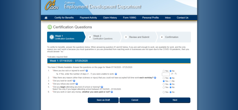 미국 실업급여 신청 Certify하기(UI EDD) unemployment insurance : 네이버 블로그