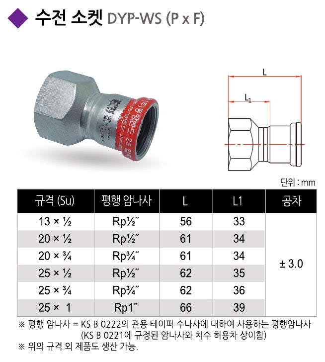 동양벤드 압착부속 Dyp 수전소켓 자료 포스팅~ 네이버 블로그