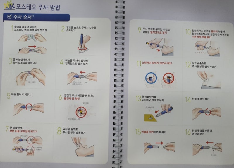 골밀도 정상수치와 골다공증 주사 포스테오 And 테로사 네이버 블로그