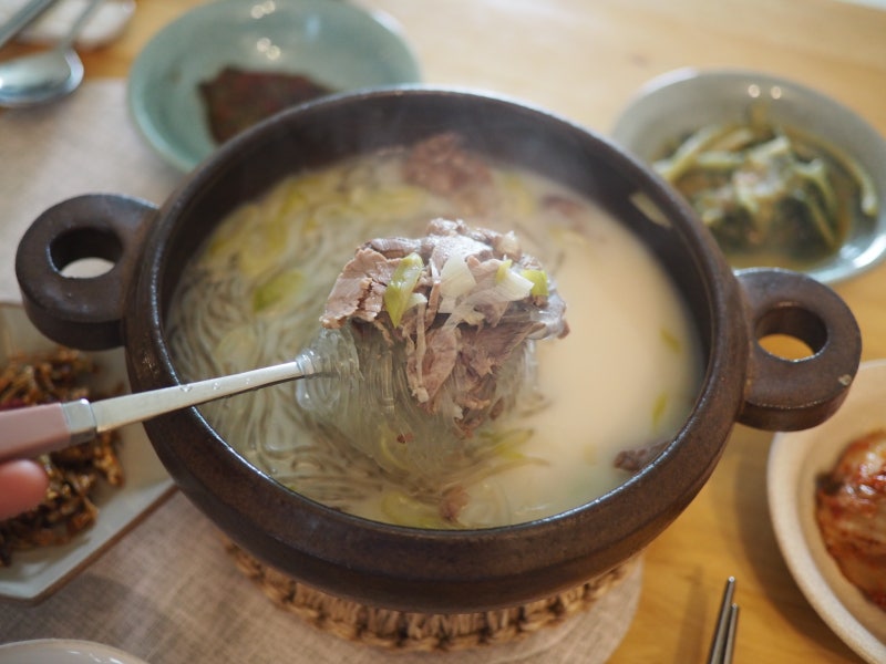 소노정 한우 사골곰탕아이와 함께 먹는 진한 한우곰탕 요리 네이버 블로그