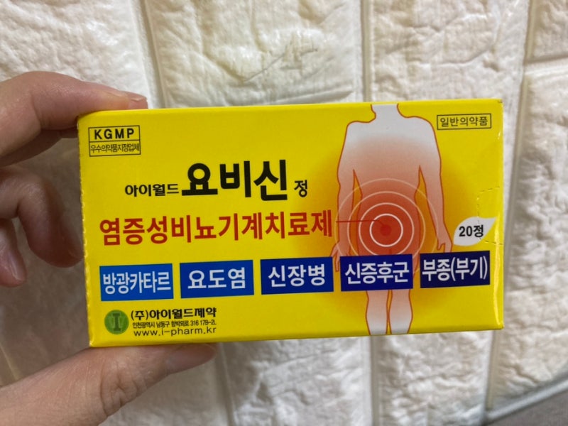 방광염 요도염 약국약 요비신정 복용후기 방광염 치료제 네이버 블로그