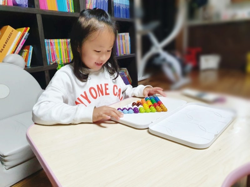 유아교구 점보구슬퍼즐 삼각 소근육 발달놀이 네이버 블로그