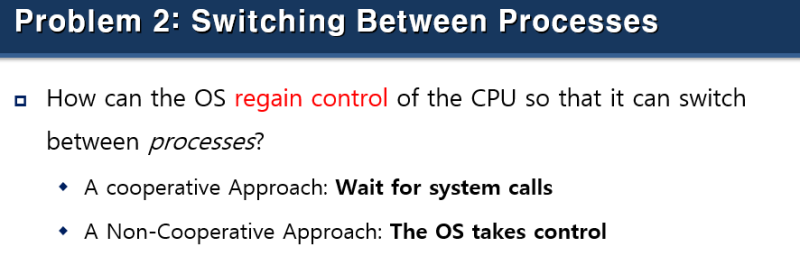 Operating System [10] Mechanism : Limited Direct Execution 4 : 네이버 블로그