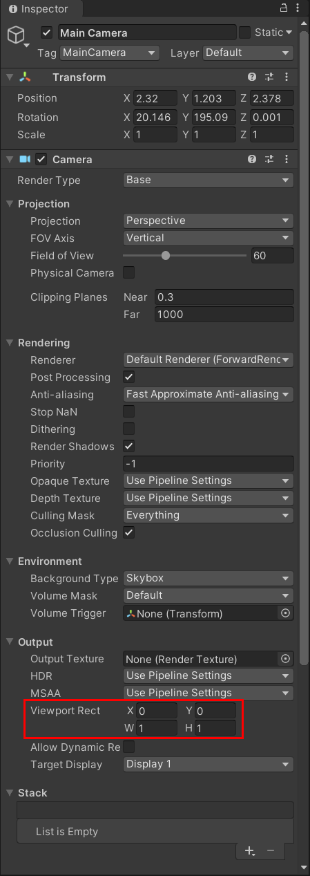 [Tip] 유니티 카메라 분할 배치 하는 법 / 미니맵(Minimap) 만들기 / Unity Camera Viewport ...