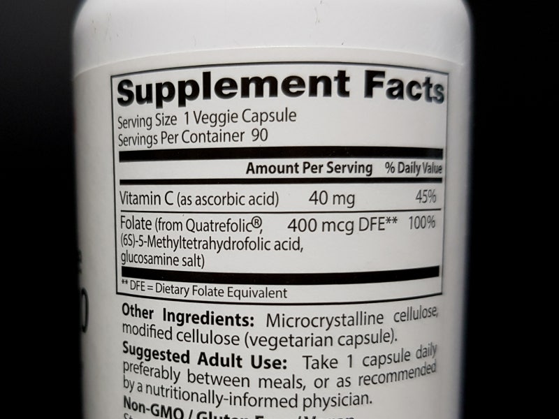 Doctor's Best Folate 400 with Quatrefolic 활성 엽산 : 네이버 블로그