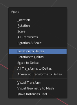 [Blender 2.9] Delta transform : 네이버 블로그