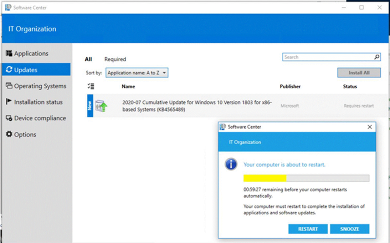 SCCM Maintenance Window (유지 관리 기간) 설정 방법 및 Deadline (최종기한) 동작 방식 : 네이버 블로그