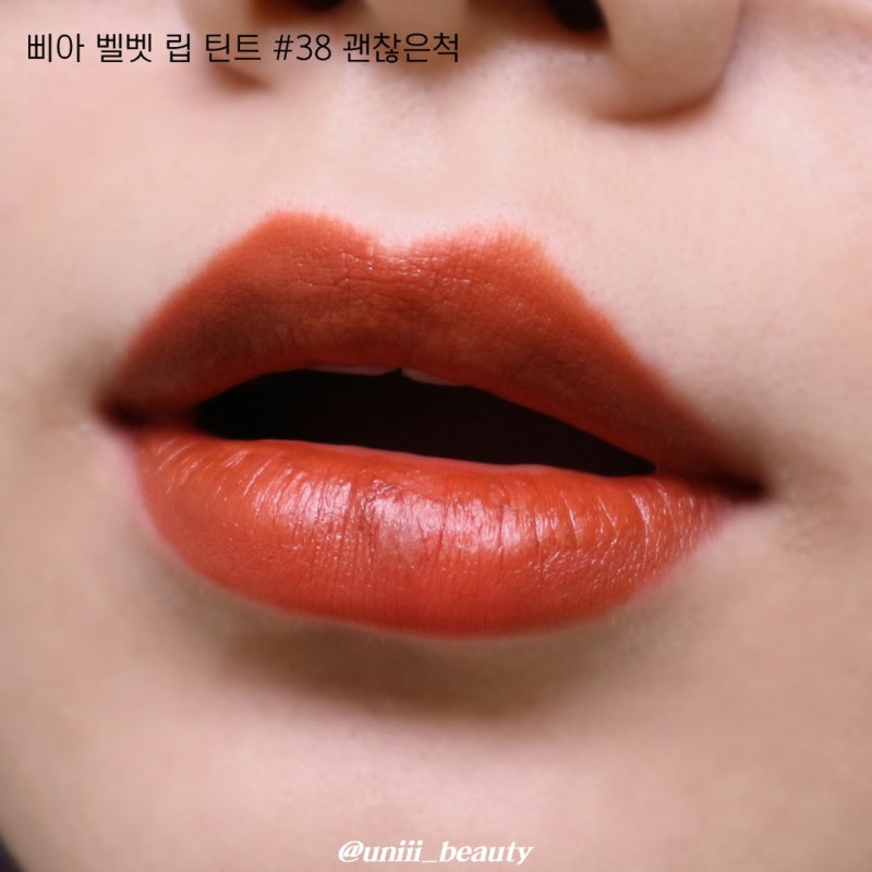 삐아 신상 라스트 벨벳립틴트8 전색상 발색 및 리뷰 가을웜 얼른 오세요 우리의 시간입니다 네이버 블로그