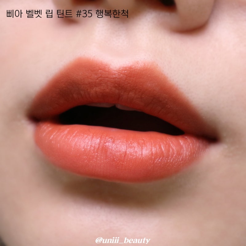 삐아 신상 라스트 벨벳립틴트8 전색상 발색 및 리뷰 가을웜 얼른 오세요 우리의 시간입니다 네이버 블로그