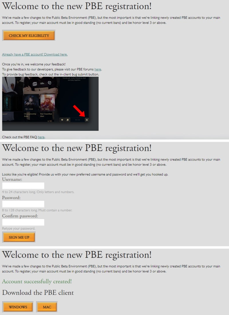 롤 PBE 서버 하는법, 테스트서버 계정 만드는 방법 : 네이버 블로그