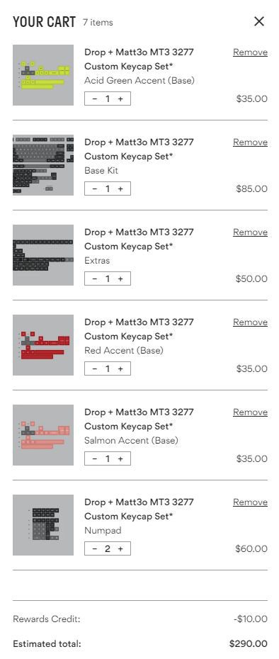 DROP + MATT3O MT3 3277 CUSTOM KEYCAP SET : 네이버 블로그