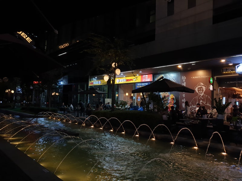 인천 송도 커넬워크 왕빈자 전통주막 모듬전 도토리묵 베이컨김치치즈전 꼬막무침 수제동그랑땡 물뱅이 해물파전