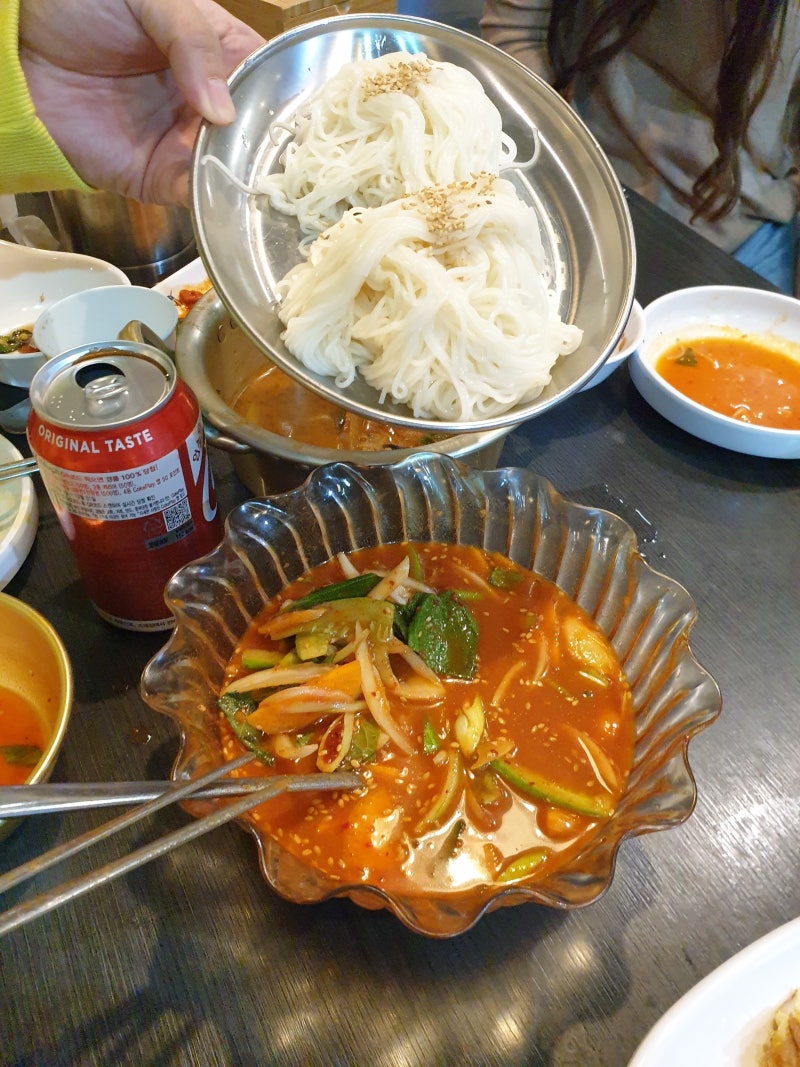 인천 송도 커넬워크 왕빈자 전통주막 모듬전 도토리묵 베이컨김치치즈전 꼬막무침 수제동그랑땡 물뱅이 해물파전