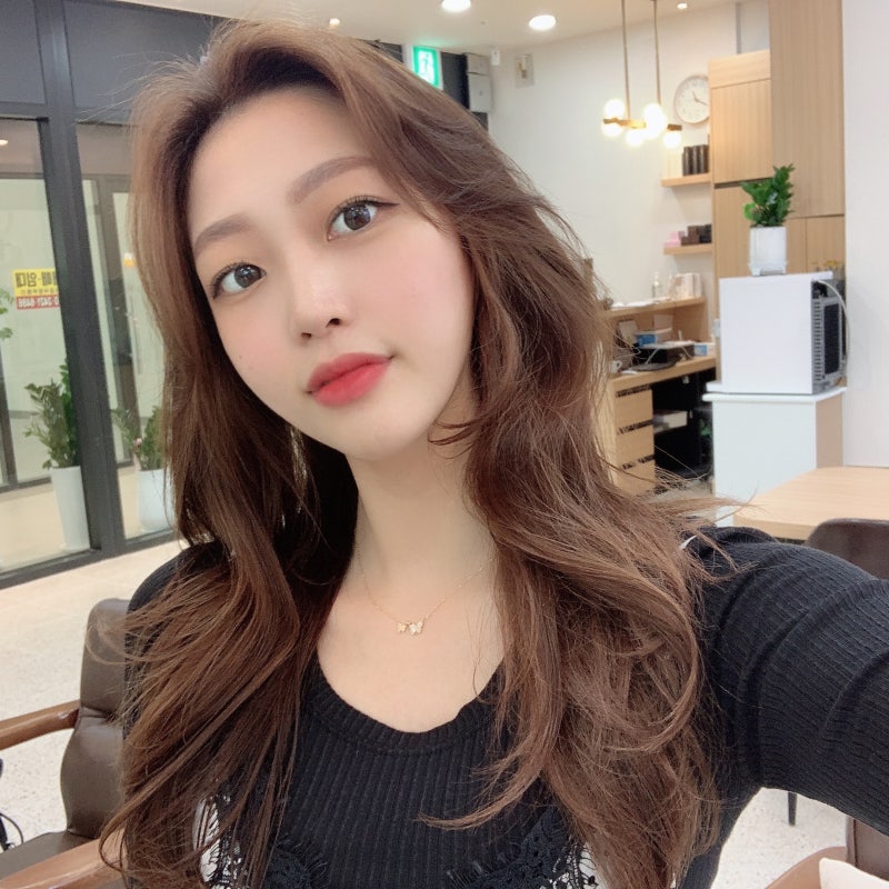 미사여자머리 가을염색 은은한 애쉬모카브라운 긴머리레에어드컷디자이너수정그리담미사미용실하남미용실 네이버 블로그