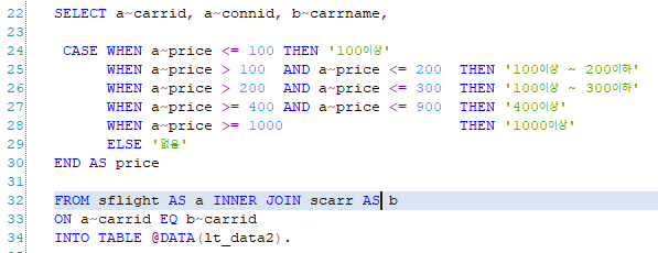 [SAP ABAP] CASE Open SQL : 네이버 블로그