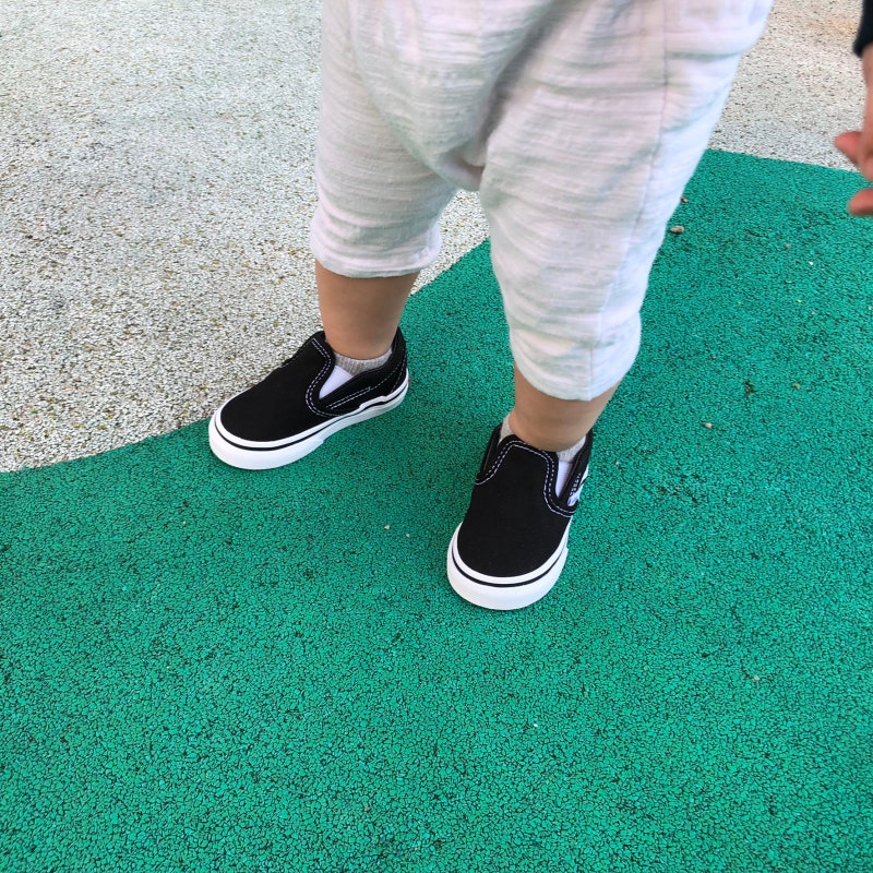 아기 반스vans 슬립온 드디어 구입 15개월 아기 네이버 블로그